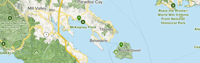 Best Wheelchair Friendly Trails in Belvedere Tiburon | AllTrails