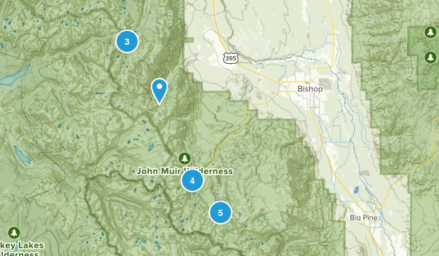 Bishop California Map