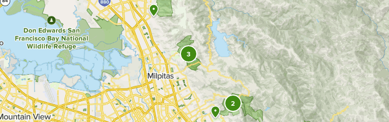 Best Moderate Trails in Milpitas | AllTrails