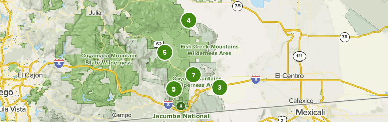 2023 Best 10 Long Trails in Ocotillo | AllTrails