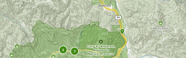 Best Views Trails in Redcrest | AllTrails