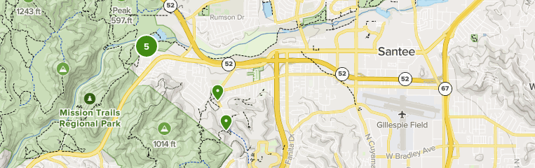 Best Short Trails in Santee | AllTrails