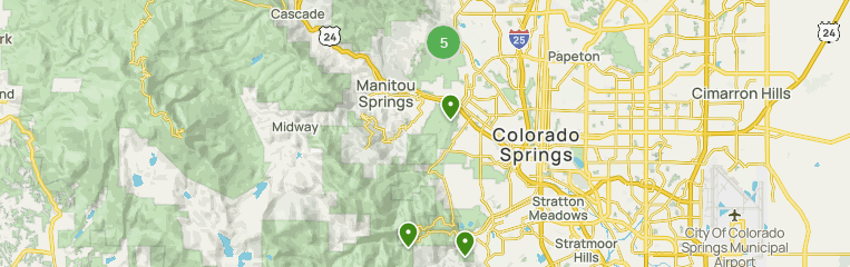 Best Partially Paved Trails in Manitou Springs | AllTrails