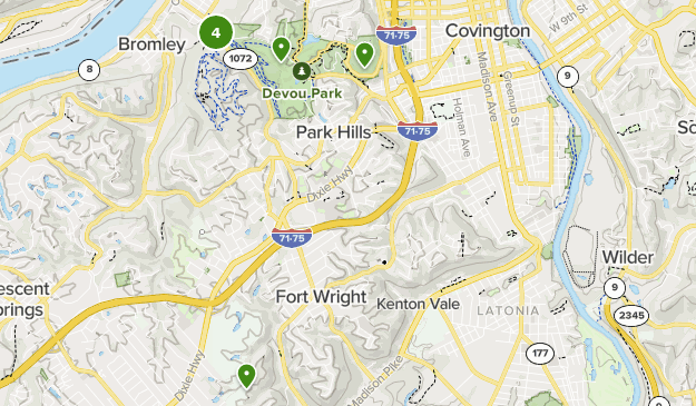 Best Views Trails near Covington, Kentucky | AllTrails