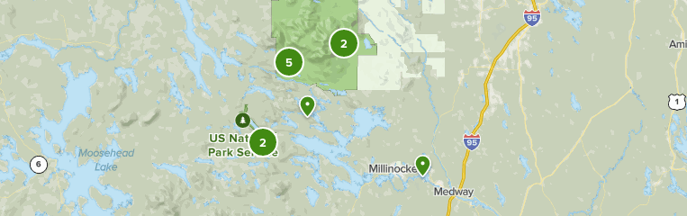 Best 10 Moderate Trails in Millinocket | AllTrails