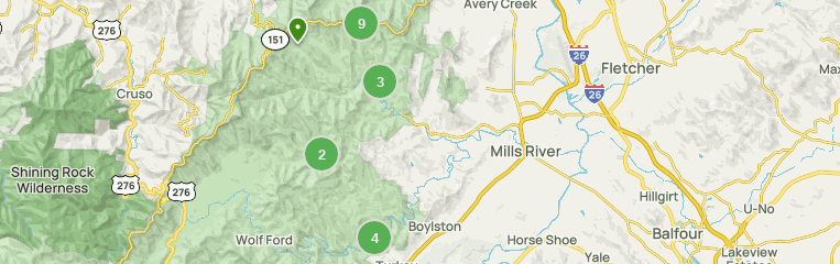 Best Views Trails in Horse Shoe | AllTrails