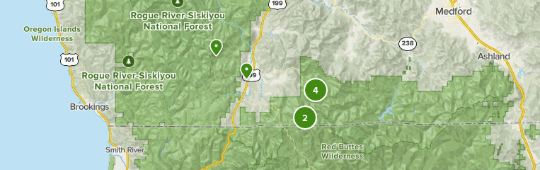 2023 Best Moderate Trails in Cave Junction | AllTrails