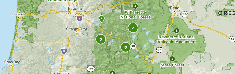 10 Best Waterfall Trails in Oakridge | AllTrails