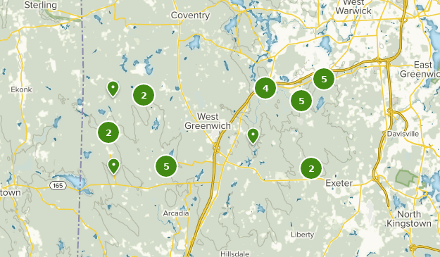 Best Views Trails near West Greenwich, Rhode Island | AllTrails