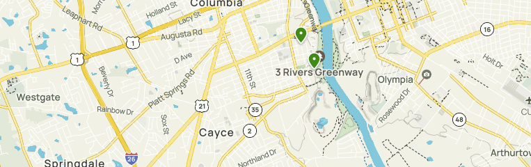 Best River Trails in Cayce | AllTrails