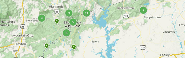 10 Best Backpacking Trails in Mountain Rest | AllTrails