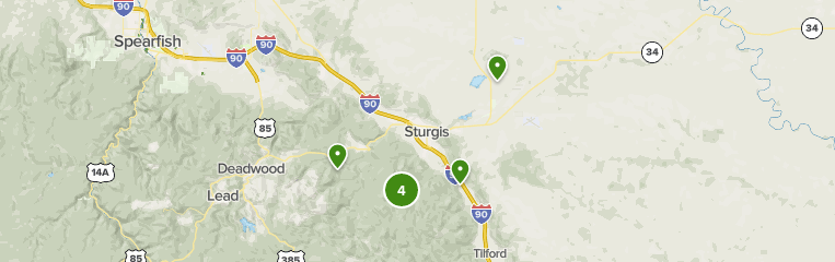 Best Moderate Trails in Sturgis | AllTrails