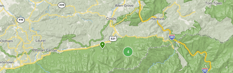 Best Moderate Trails in Cosby | AllTrails