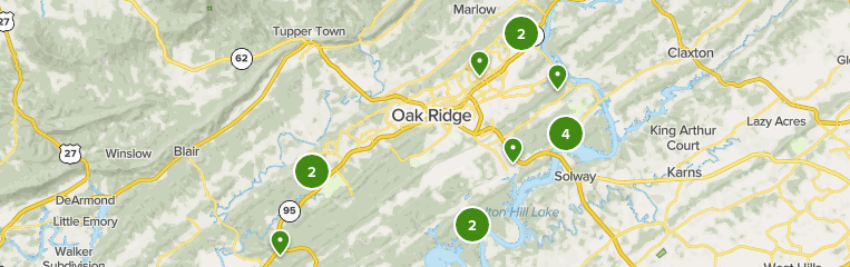 Best trail running trails in Oak Ridge, Tennessee | AllTrails