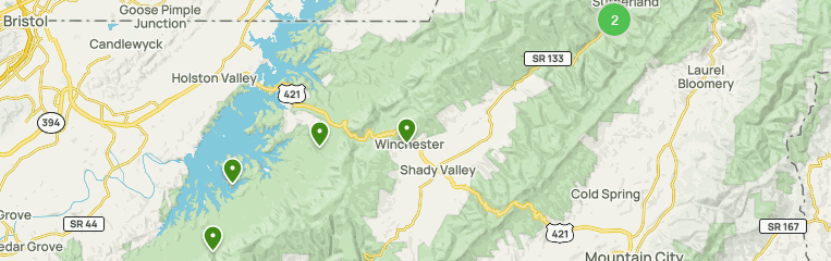 Best Hard Trails in Shady Valley | AllTrails