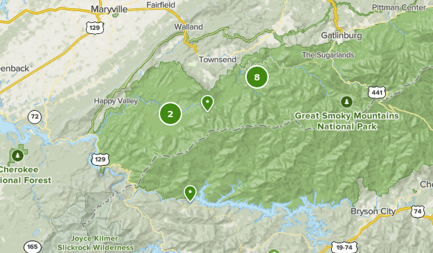 Best Waterfall Trails near Townsend, Tennessee | AllTrails