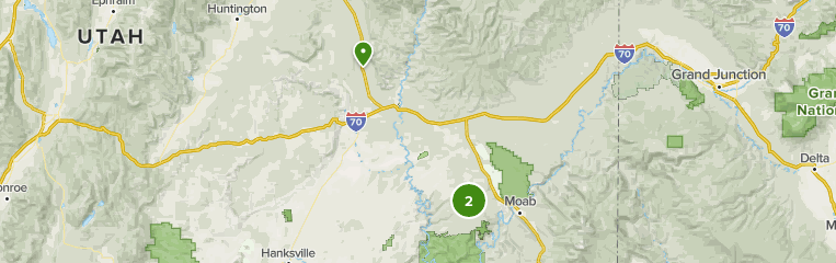 Best scenic driving trails in Green River | AllTrails