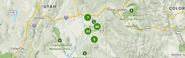 Best 10 Off Road Driving Trails in Moab | AllTrails