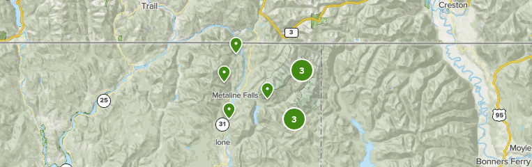 10 Best Views Trails in Metaline Falls | AllTrails