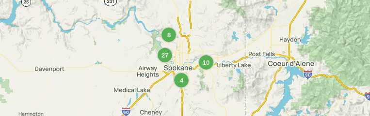 2023 Best 10 Walking Trails in Spokane | AllTrails