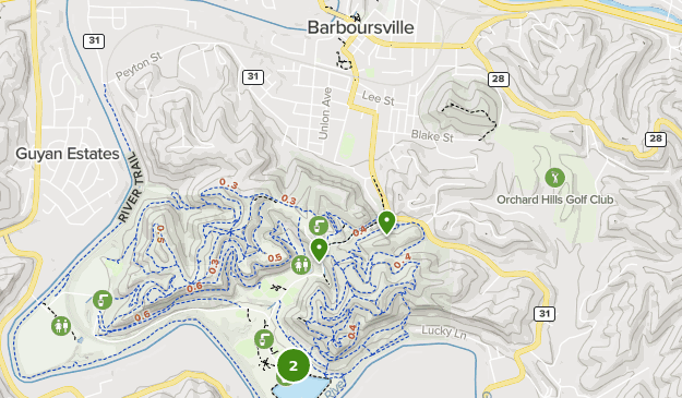 Best Running Trails near Barboursville, West Virginia | AllTrails