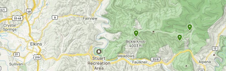 Best Views Trails in Elkins | AllTrails