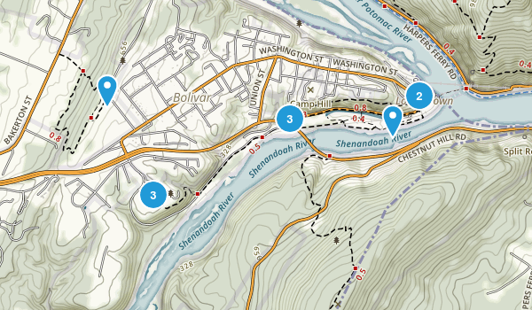 Best Walking Trails near Harpers Ferry, West Virginia | 1018 Photos ...