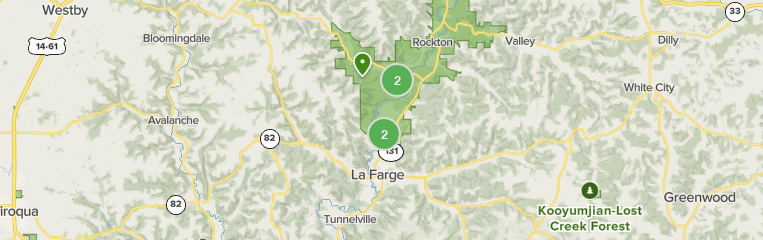 Best Moderate Trails in La Farge | AllTrails