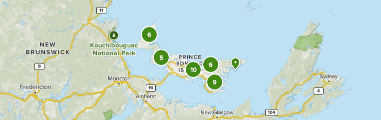 Best 10 Bike Touring Trails in Prince Edward Island | AllTrails