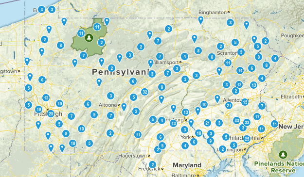 Best Trail Running Trails in Pennsylvania | AllTrails