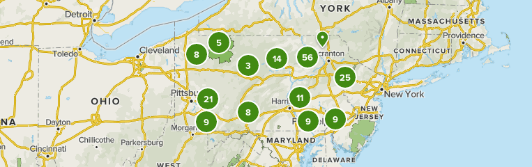 Best waterfall trails in Pennsylvania | AllTrails