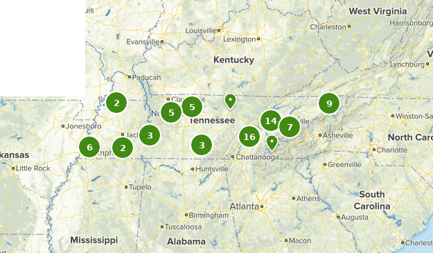 Trout Fishing In Tennessee Map - Map