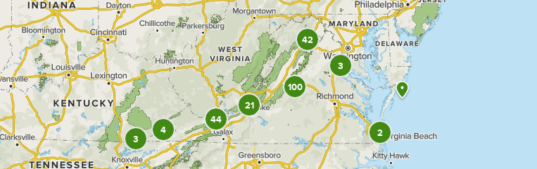 Best 10 Backpacking Trails in Virginia | AllTrails