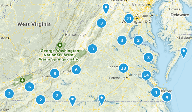 Best Road Biking Trails in Virginia | AllTrails