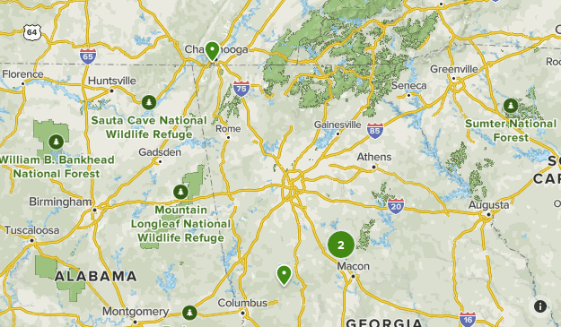 middle GA | List | AllTrails