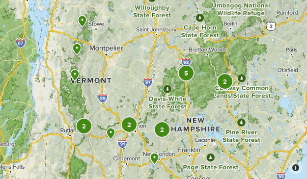 Vermont and New Hampshire Mountains | List | AllTrails