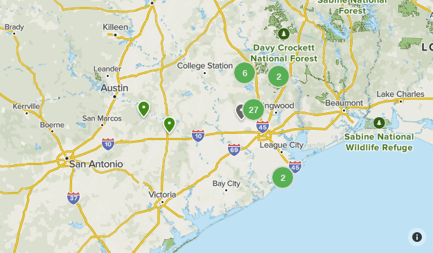 Houston area trails | List | AllTrails