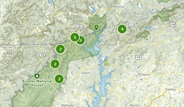 SC- Foothills Trail | List | AllTrails