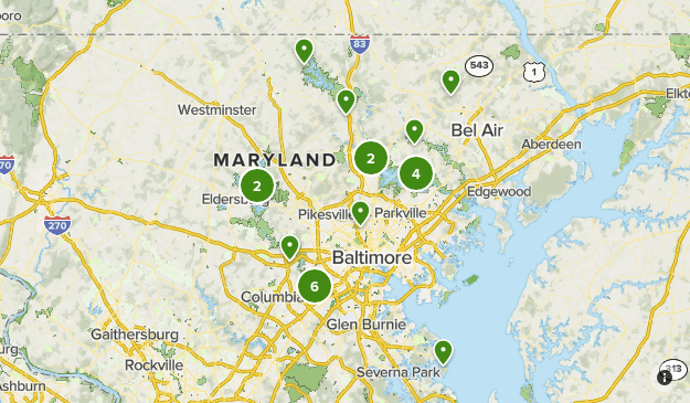 Baltimore Region | List | AllTrails