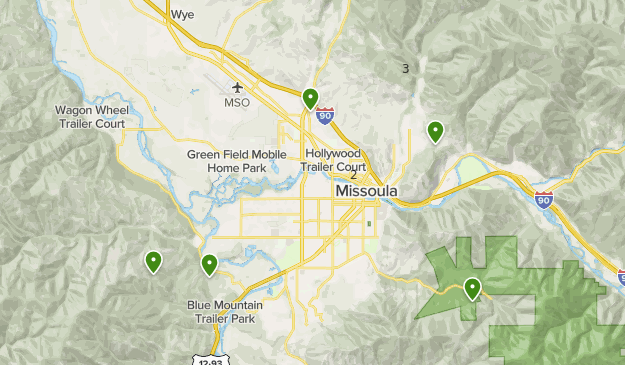 Around Town-Missoula | List | AllTrails