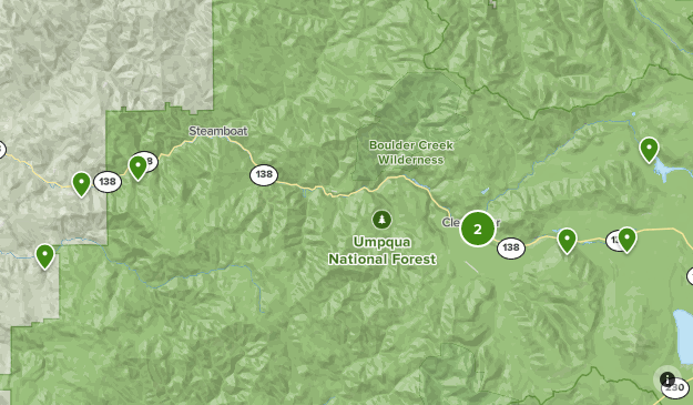 Glide/Hwy 138 Waterfalls | List | AllTrails