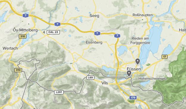 Füssen regional bis 20km Start | List | AllTrails