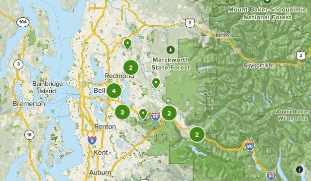 Bellevue/Redmond Walks | List | AllTrails