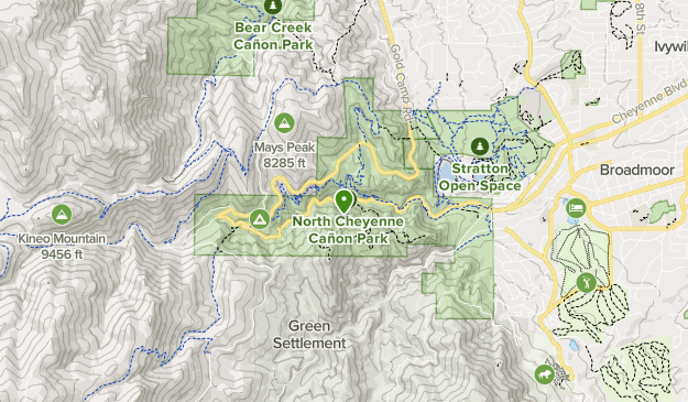 Cheyenne canyon trails | List | AllTrails