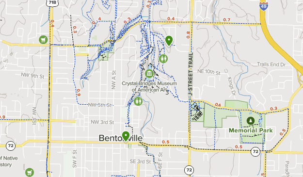 crystal bridges trails | List | AllTrails