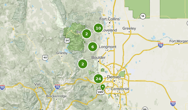 sub 1 hr mod | List | AllTrails