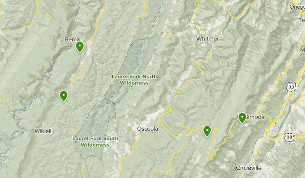 WV Monongahela National forest hikes | List | AllTrails