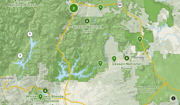 Shasta/Redding waterfall loop | List | AllTrails
