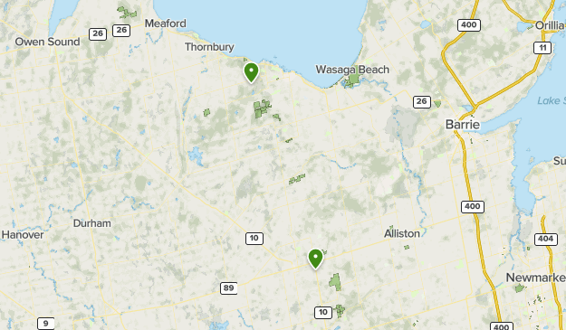 Home Décor Home & Living Map of Alliston Ontario Alliston Maple Leaf ...