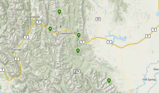 pincher creek and pass area | List | AllTrails